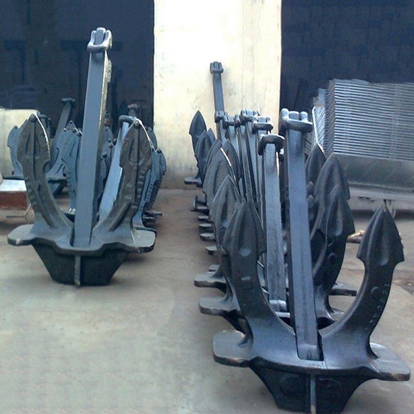 50Tons 70tons Black Paint Carbon Steel Baldt Stockless Anchor